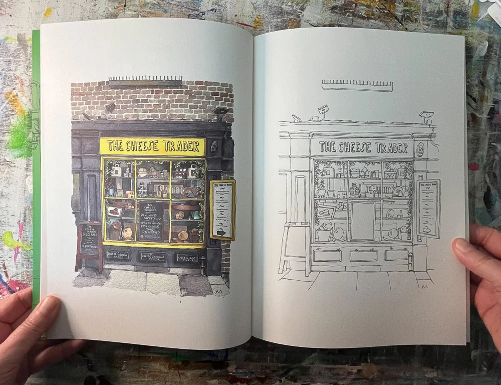 Cahier de coloriage Urban coloring - Urban Anna